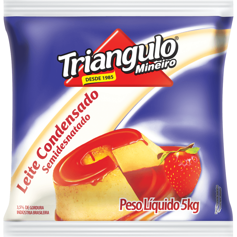 Leite Condensado Triangulo Mineiro Semi Desnatado 5Kg - Apoio Entrega V2