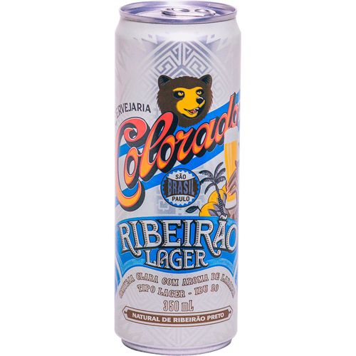 Cerveja Colorado Ribeirão Lager Lata 350ml - Apoio Entrega V2