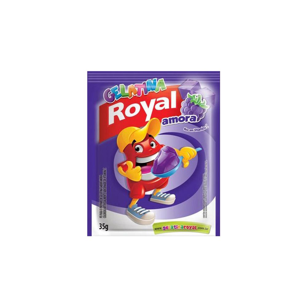 Gelatina em Pó Royal Amora 35 g - Apoio Entrega V2