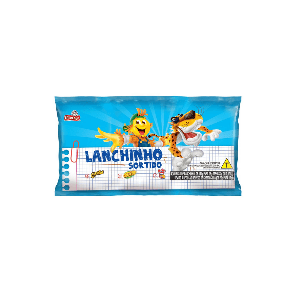 Kit Salgadinho Elma Chips Lanchinho Sortido 98G 5 Unidades - Apoio Entrega V2