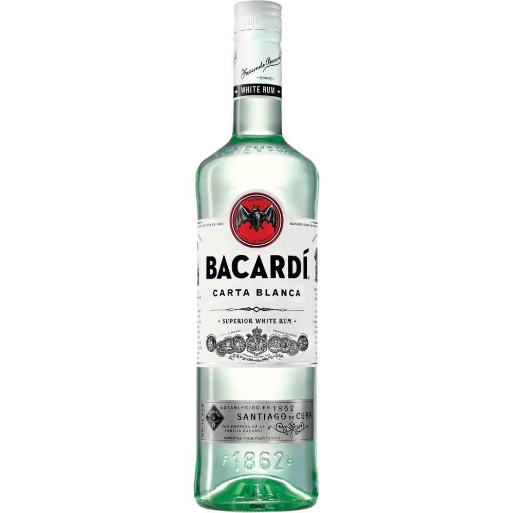 Rum Brasileiro Leve Superior White Carta Branca Bacardi Garrafa 980ml ...