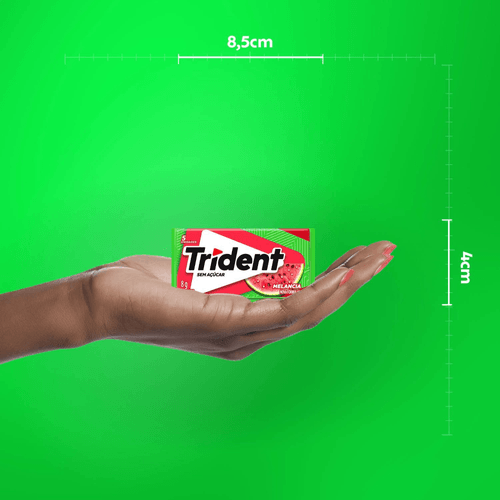 Chiclete Trident Melancia Sem Açúcar 8g - Apoio Entrega V2