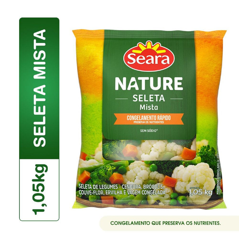 Seleta mista congelada Seara Nature 1,05kg - Apoio Entrega V2