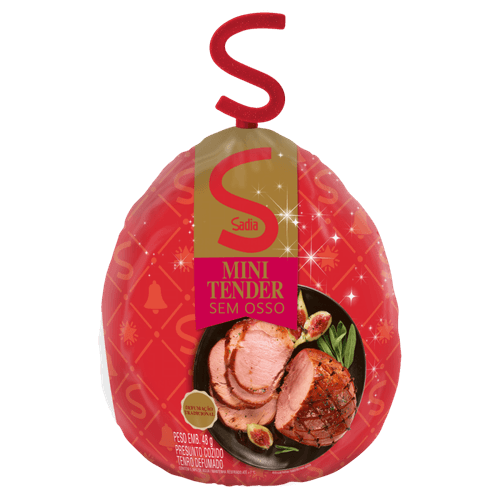 Mini Tender Suíno Cozido E Defumado Sem Osso Sadia 1Kg - Apoio Entrega V2